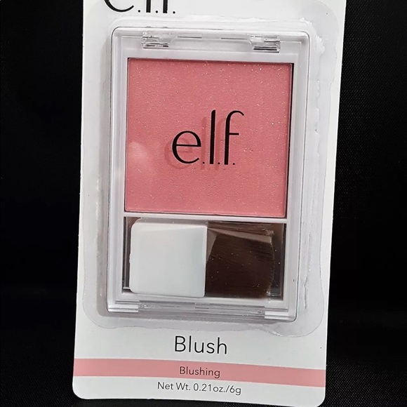 ELF | Makeup | Elf Pink Blush With Brush Shimmer Blushing Powder | Poshmark